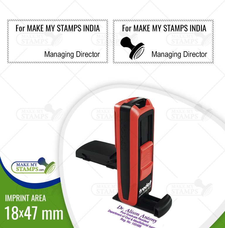 Proprietor Stamp, Pocket Deignation Stamp, Authorised Signatory Stamp