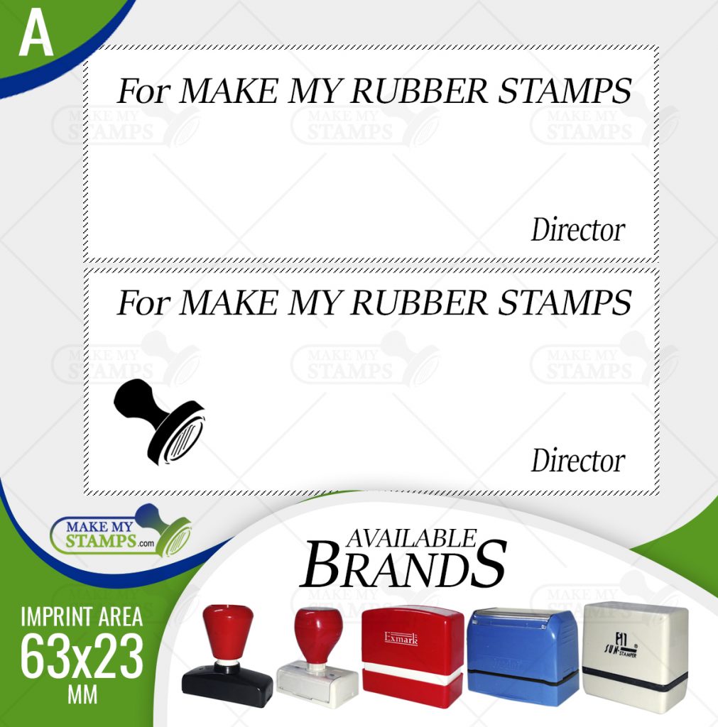 Director Designation Stamp / Designation Stamp / Proprietor Stamp