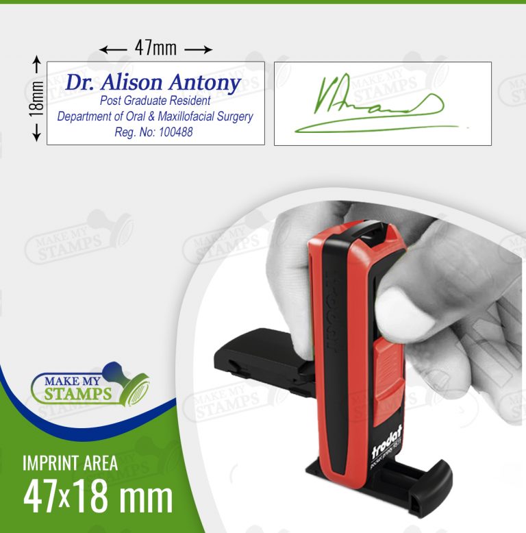 Doctors Stamp, Pocket Stamp for Doctors, Doctors Rubber stamp